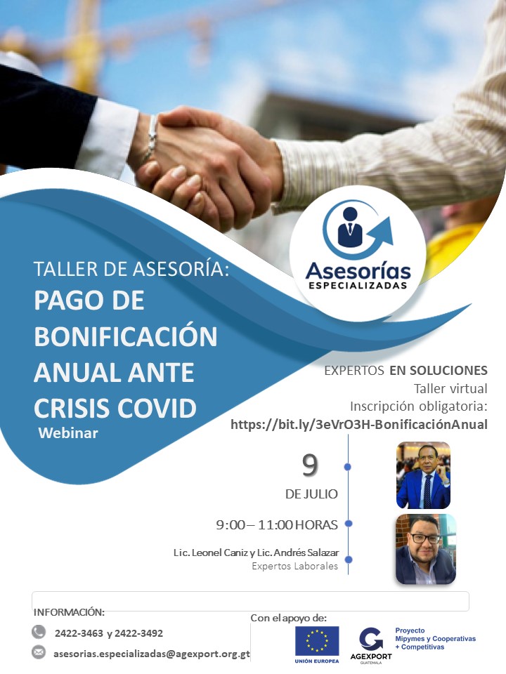 Pago de bonificación anual (Bono 14) ante crisis COVID-19 | Agexport Hoy