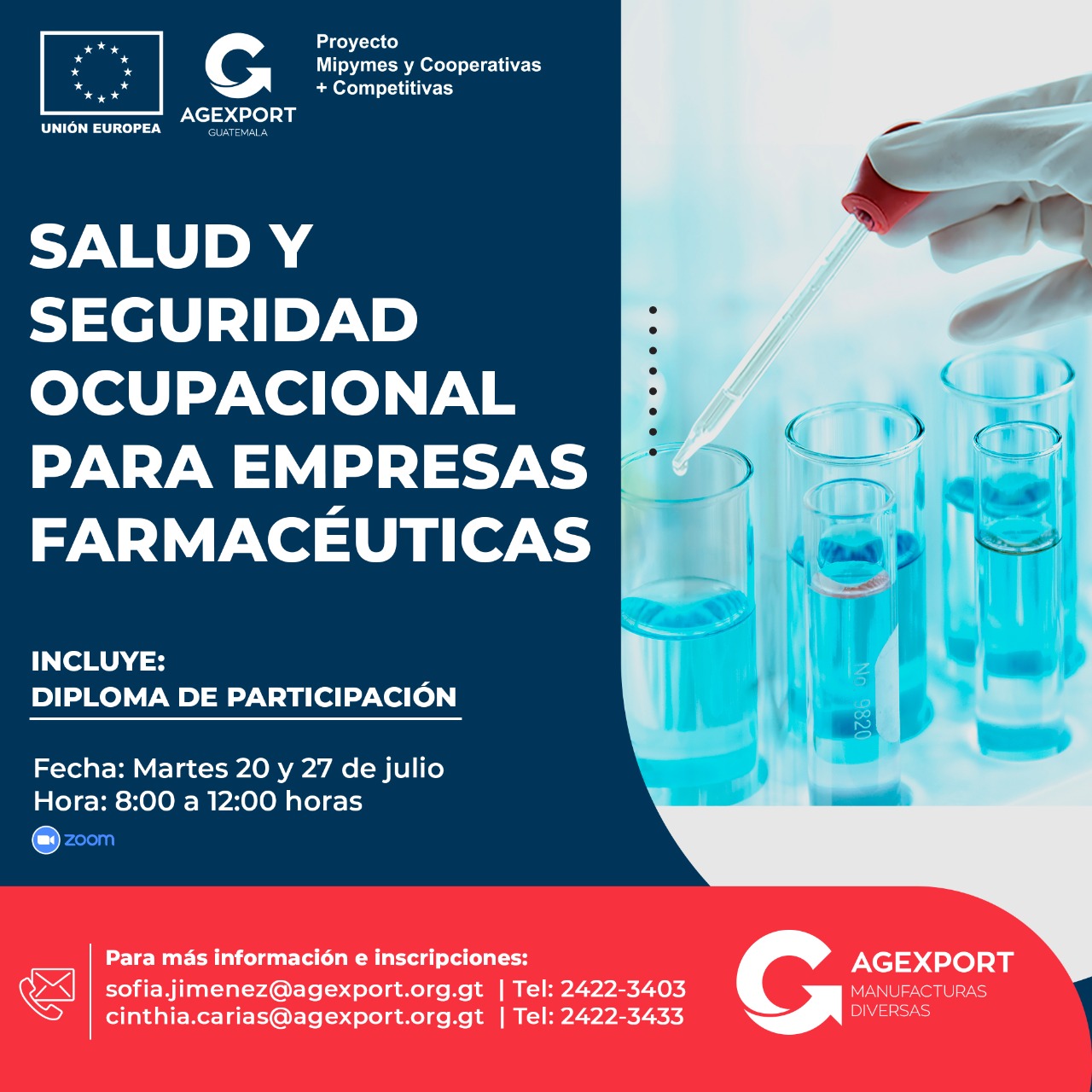 Salud y Seguridad ocupacional para empresas farmacéuticas | Agexport Hoy